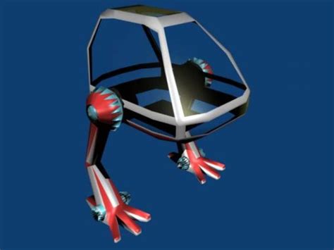 Biped Robot Free 3d Model 3ds Open3dmodel