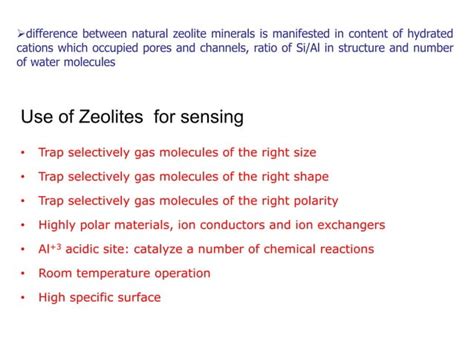 Zeolites Properties And Applications And Ppt