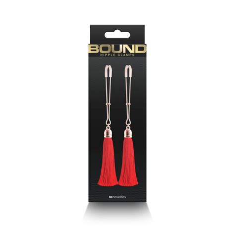 Bound T1 Nipple Clamps Red