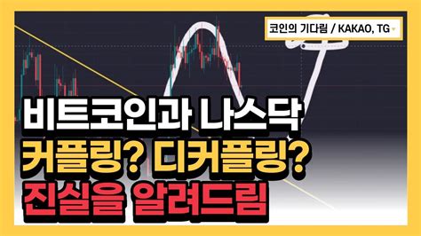 비트코인과 나스닥 커플링 디커플링 진실을 알려드림 비트코인 나스닥 코인전망 Youtube
