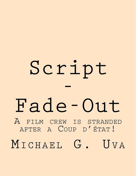 Script Fade Out Take One Kindle Edition By Uva Michael Mystery