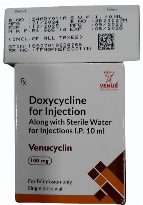 Doxycycline For Injection 100mg At Best Price In Madurai Id