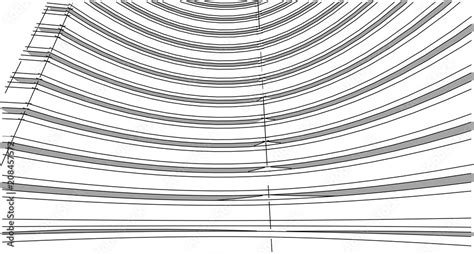 Abstract 3d Building Wireframe Structure Illustration Construction Graphic Idea Architectural