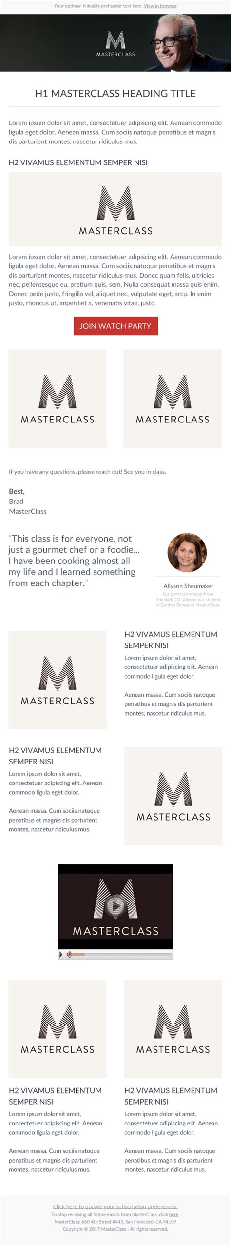 Mailchimp Examples Mailchimp Newsletter Examples Mailchimp Template