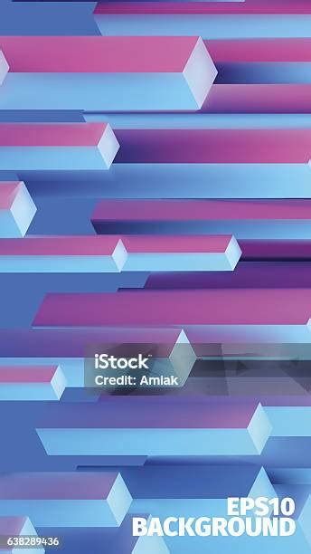 추상 등각 상자 3d 배경입니다 벡터 큐브 패턴입니다 대비 그림 0명에 대한 스톡 벡터 아트 및 기타 이미지 0명 기하 도형 다중 색상 Istock