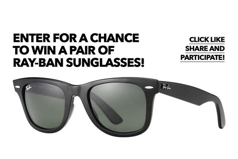 Enter To Win A Pair Of Ray Ban Sunglasses