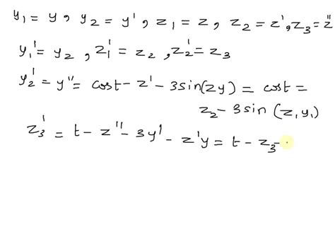 Solved Consider The Following Second Order Linear Equation With