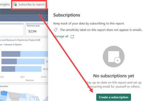 create a dynamic subscription for a power bi report power bi