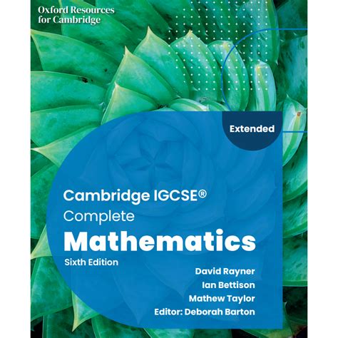 Complete Mathematics Extended Student Book 6th Edition Cambridge Igcse Shopee Malaysia