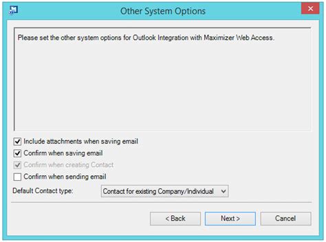 How To Set Up Microsoft Outlook Integration Avrion Crm