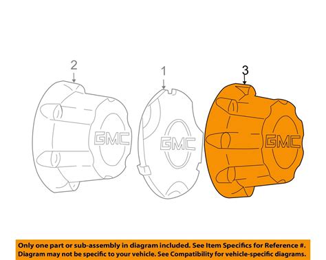 Gm Oem 03 23 Express 1500 Wheels Covers Trim Hub Cap 9597162 Ebay