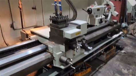 한국공작기계 세미nc선반 시운전 Youtube