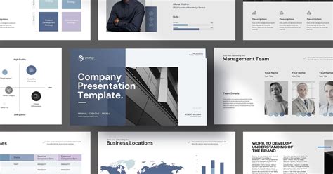 Профиль компании Презентация Powerpoint Шаблоны презентаций Включая компания и маркетинг Envato