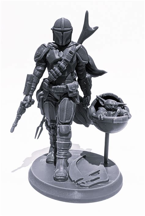 3d Printable The Mandalorian Star Wars Fanart 30cm・cults