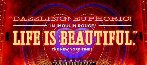 New York Home Moulin Rouge The Musical