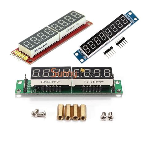 Max7219 8 Digit Led Display 7 Segment Digital Tube Raspberry Pi Board Molude 3 37 Picclick Au