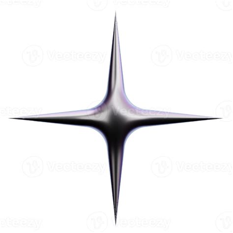 Abstract Star 3d Shape Gradient Color 14972986 Png
