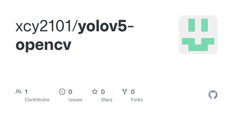 github xcy2101 yolov5 opencv
