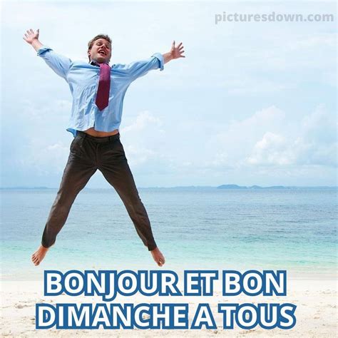 Bon Dimanche Humour Image Mer