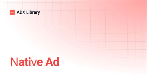 Native Ad Adx Library