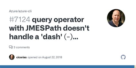 Query Operator With Jmespath Doesnt Handle A Dash Properly