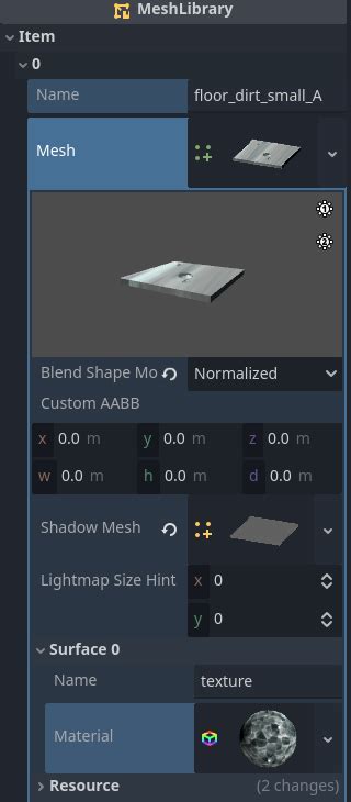 How To Set A Texture In A Mesh Librarygridmap Without Duplicating The Entire Mesh Resource