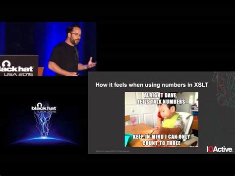 Black Hat Talk Abusing Xslt For Practical Attacks From Black Hat Class Central