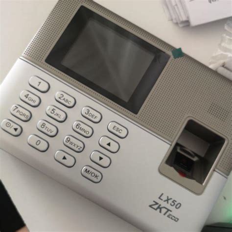 ZKTECO รน LX เครองสแกนนวสำหรบลงเวลาพนกงานรนยอดนยม Shopee Thailand