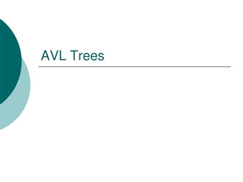 ppt avl trees balancing binary structures powerpoint presentation