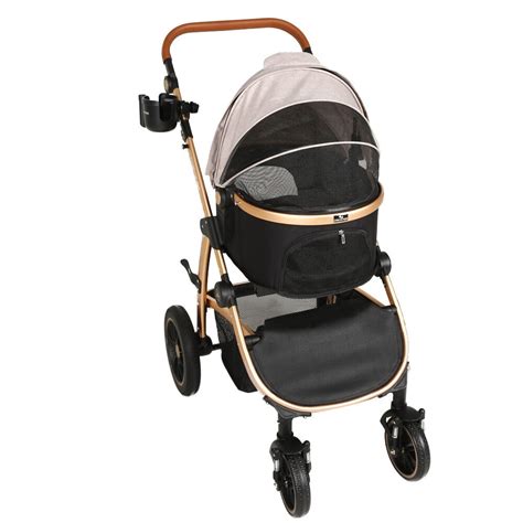 피카노리 아이소픽스 펫셔리 로지 올리버 에디션 애견 유모차브라운블랙 2종 택1 Peca10501052 감도 깊은 취향 셀렉트샵 29cm