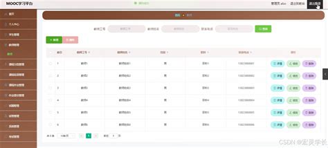 Java计算机毕业设计mooc学习平台（开题程序论文）java后端开发项目mooc Csdn博客