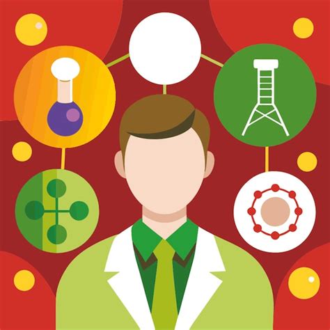 Premium Vector Technology Concept Vector Illustration Featuring Bio Informatics Design Flat