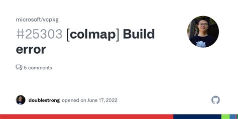Colmap Build Error Issue Microsoft Vcpkg GitHub
