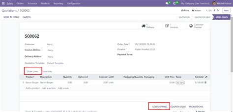 shipping method in odoo 16 inventory app odoo v16 community edition book