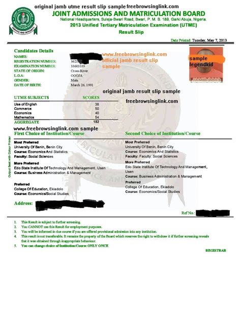 How To Print Original JAMB Result For All Years 2021