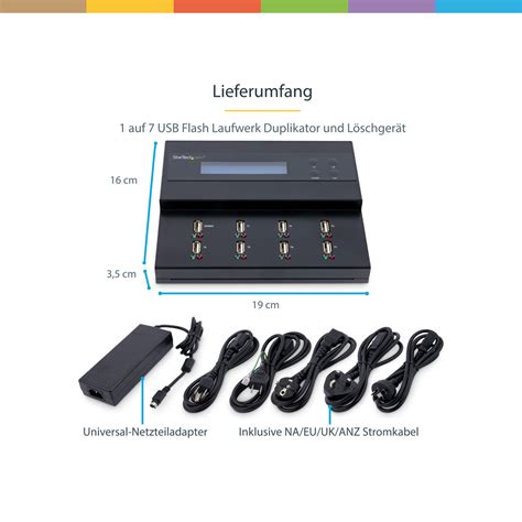 StarTech USB Duplicator USB Sticks Flash Drive Duplicator USB A Nel Chiavetta