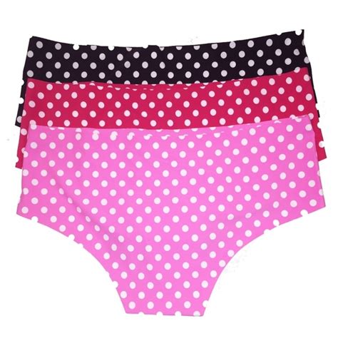 Magic Curves Intimates And Sleepwear 6 Pack Polka Dot Underwear