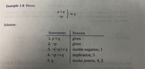 Solved Fy One Of The Steps In Write A Proof Sequence For The