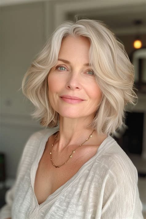 19 Short Bob Hairstyles With Bangs For A Chic Transformation Over 60 In