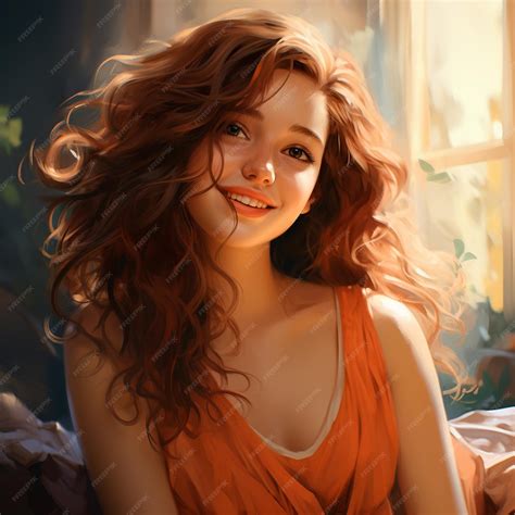 Premium Ai Image Girl Smiling Background