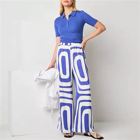 Worthington Womens Straight Pull On Pants Jcpenney