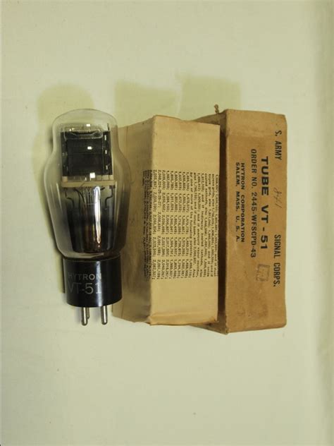 소리전자 6sq7 및 Vt 51 진공관 판매
