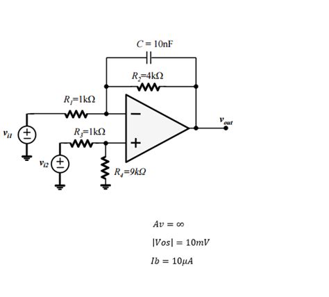 Operational Amplifier Maximum DC Offset Voltage Electrical Engineering Stack Exchange