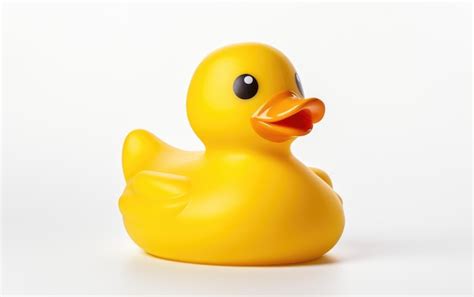 Bath Time Fun Snapshot On White Background Premium Ai Generated Image