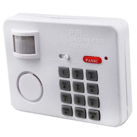 Wireless Motion Sensor Alarm With Security Keypad Grandado