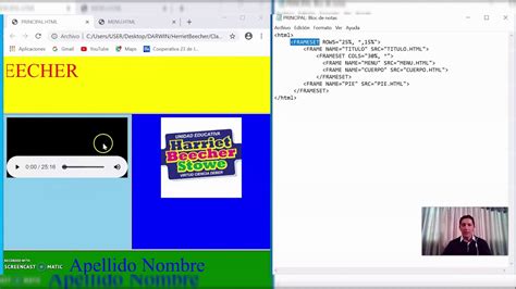 Frameset Html 📍😄 Youtube