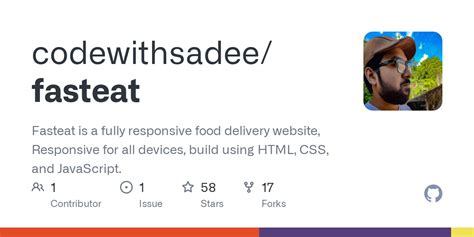 GitHub Codewithsadee Fasteat Fasteat Is A Fully Responsive Food