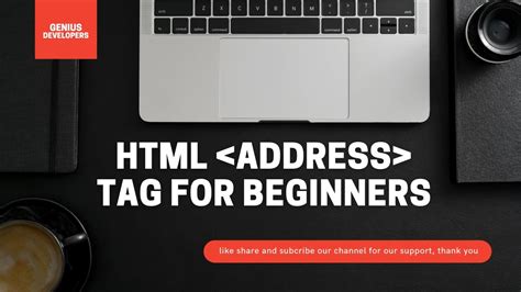 What Is Address Tag In Html And How To Used In Code For Beginner I Genius Developers Youtube
