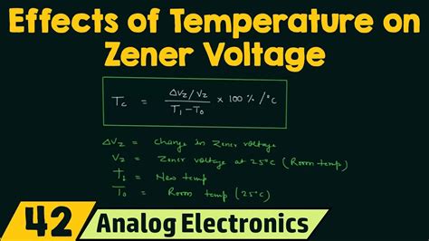 Zener Diode Temperature Coefficient Formula At Terry Camacho Blog