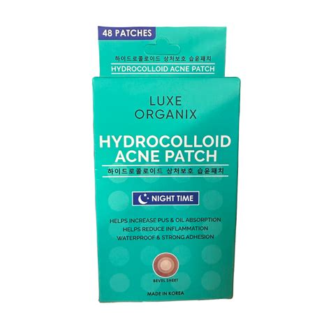Kmb Shopee Nz Luxe Organix Hydrocolloid Acne Patch Night Time